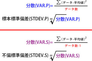 Excel（エクセル）STDEV／STDEV.S関数の使い方 | TschoolBANK 作～るバンク