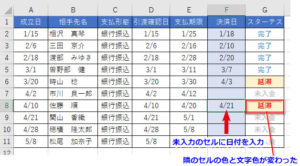 Excelの条件付き書式を使って自動で色付け | TschoolBANK 作～るバンク